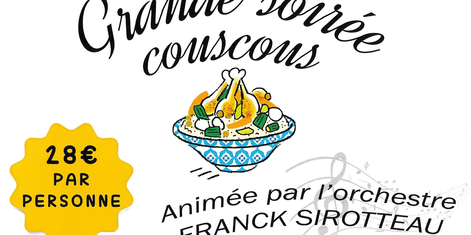SOIRÉE COUSCOUS le 11 février 2023 - Commune de Sonzay